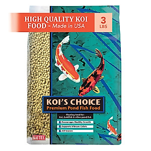 Kaytee Koi's Choice Koi Floating Fish Food, 3 Pound