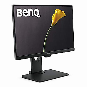 BenQ GW2480 Computer Monitor 24" FHD 1920x1080p | IPS | Eye-Care Tech | Low Blue Light | Anti-Glare | Adaptive Brightness | Tilt Screen | Built-In Speakers | DisplayPort | HDMI | VGA,Black