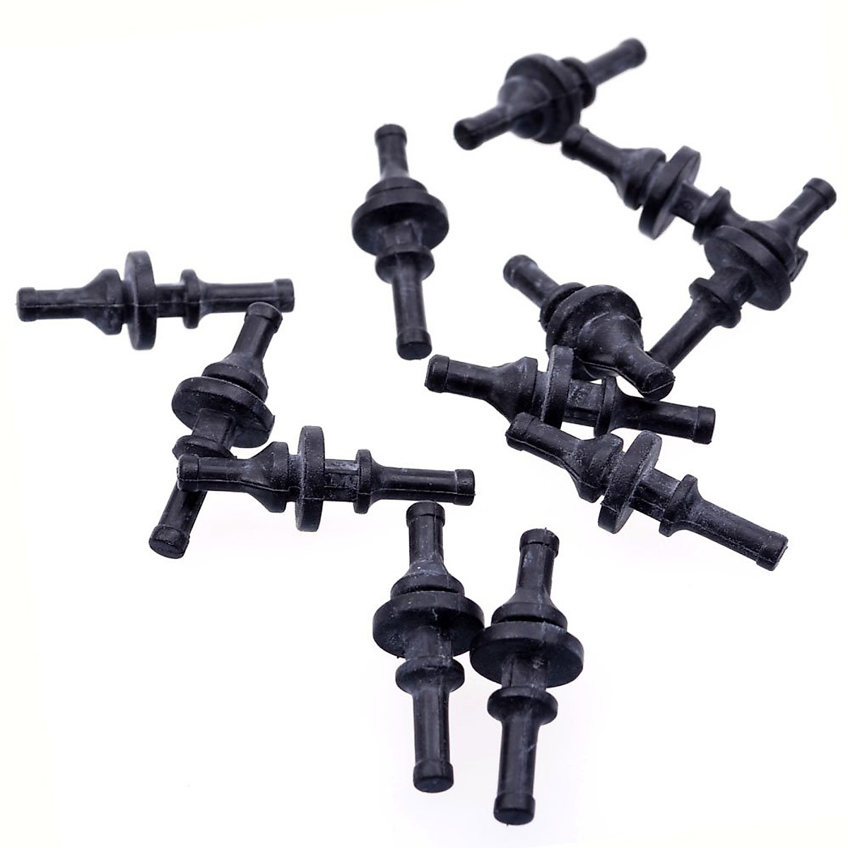 Cosmos ® 12 Pieces Black Rubber PC CPU/Case Fan Mounting Screws Rivets