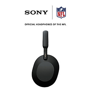 Sony WH-1000XM5 Wireless Industry Leading Headphones with Auto Noise Canceling Optimizer, Crystal Clear Hands-Free Calling, and Alexa Voice Control, Black
