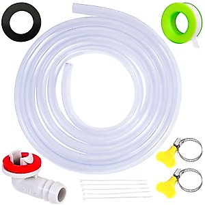FullMayPro 3 Feet Air Conditioner Drain Hose, 3/5 '' Portable AC Drain Hose Connector,2.0MM Thick,Not Easily Deformed,Replacement for Universal Mini-Split AC Unit & Window Air Conditioning Unit