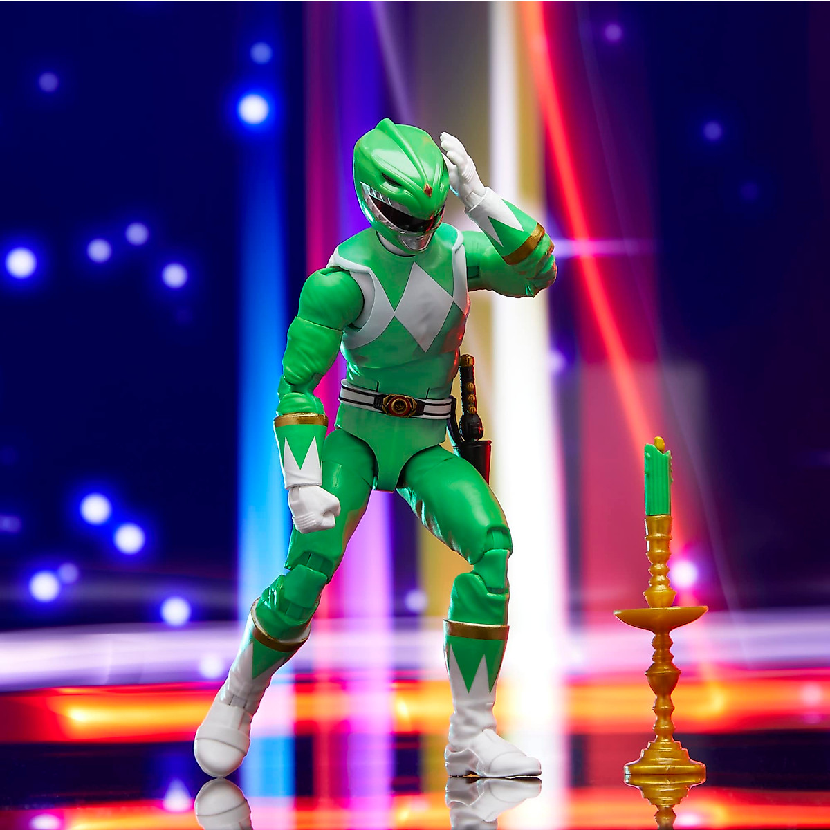Power Rangers Lightning Collection Remastered Mighty Morphin Green Ranger 6-Inch Action Figure, Toys for Boys and Girls Ages 4 and Up