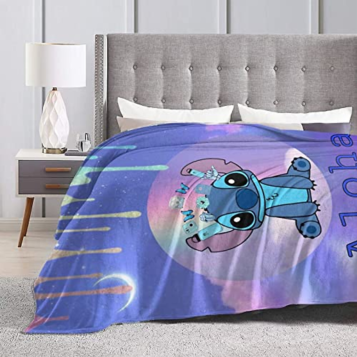 Super Soft Blanket, Unisex Throw Blanket Flannel Blankets for Bedding Couch Sofa Living Room Throws All Season 3-60"x50"