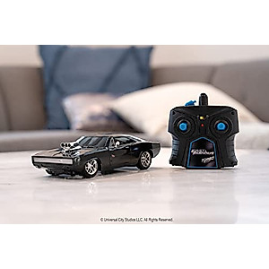 Jada Toys - Fast and Furious 7.5 Inch Remote Control 1970 Dodge Charger , Black