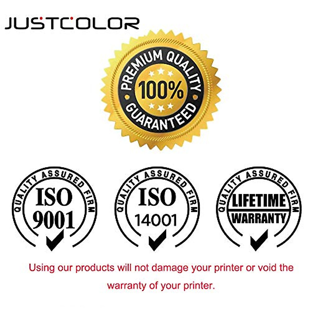 JUSTCOLOR Compatible Ink Cartridge Replacement for Brother LC103XL LC103 use with MFC-J450DW J470DW J475DW J870DW J4510DW J6920DW J4710DW J6520DW J285DW (4 Black, 2 Cyan, 2 Magenta, 2 Yellow)