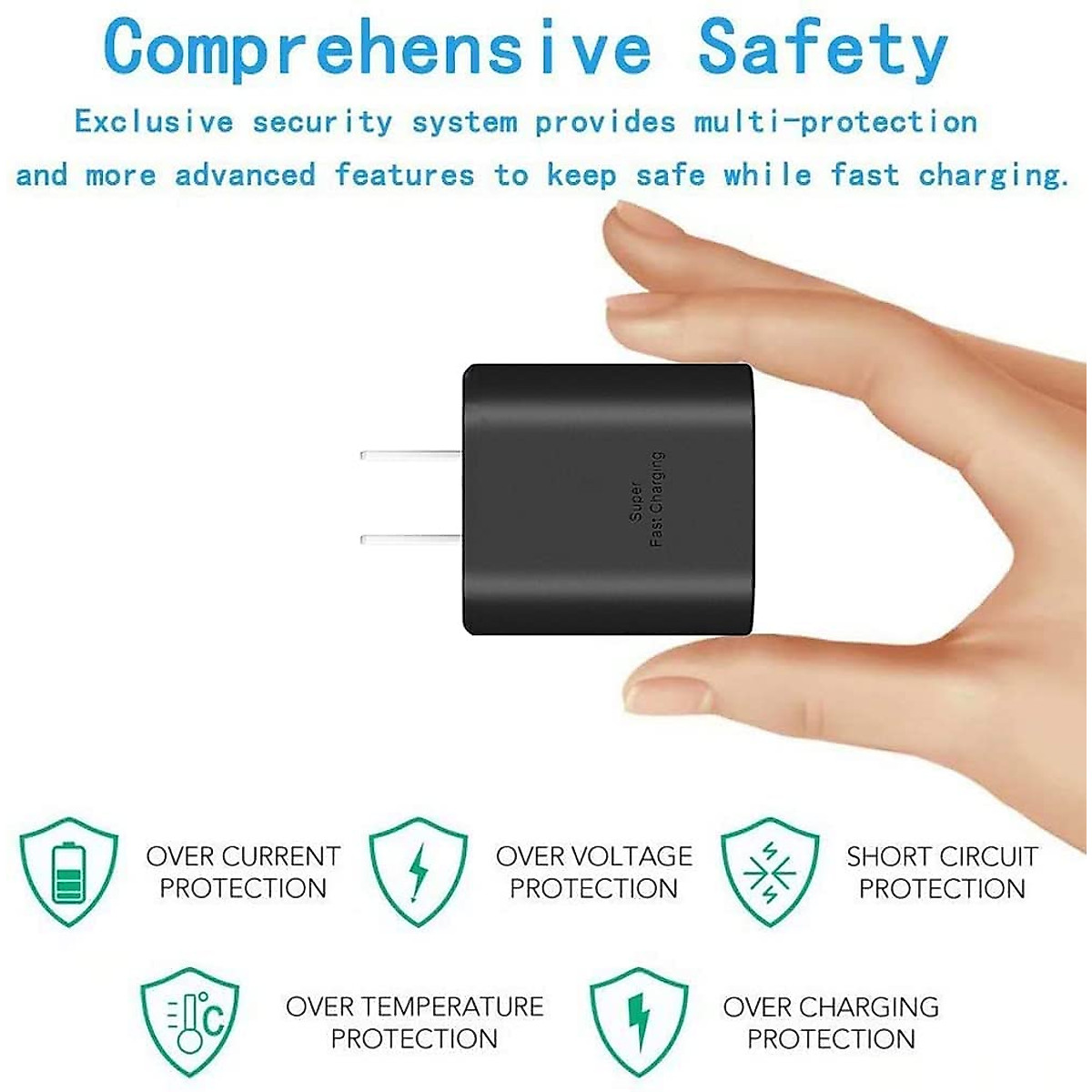 PD 45W USB-C Super Fast Charging Wall Charger for Galaxy S22 S21 S20 Ultra Plus Note 10+,Google Pixel,Note 20,PPS Charger Adapter Block