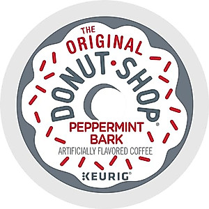 The Original Donut Shop Peppermint Bark Keurig Single-Serve K-Cup Pods, Light Roast Coffee, 72 Count (6 Packs of 12)