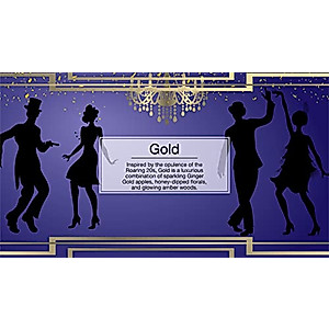 LITTLE TREES Air Fresheners Car Air Freshener. Hanging Tree Provides Long Lasting Scent for Auto or Home. Gold, 24 Air Fresheners