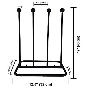 ARSUK Boot Rack Organizer for Tall Boots - Boot Storage Solutions for Entryway, Boot Stand & Holder for 2 Pair and 4 Pair - Free Standing Shoe Rack