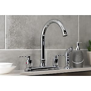 Kingston Brass FB7791SVLSP Serena 8" Centerset Kitchen Faucet, Polished Chrome