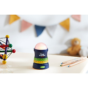 Learning Resources Time Tracker Mini Visual Timer, Classroom Timer, Hand Washing Timer, Auditory and Visual Cue, Ages 3+