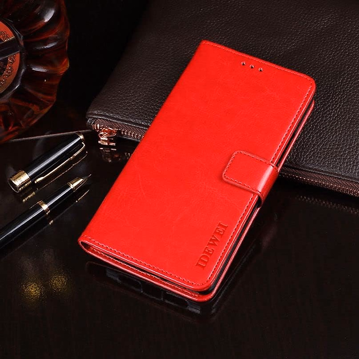 Case Compatible with Oppo Reno 6 Pro 5G,Leather Flip Wallet Case with Card Slot,Stand Holder and Magnetic Closure,Case for Oppo Reno 6 Pro 5G