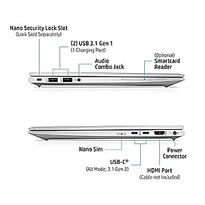 HP EliteBook 845 G8 14" FHD Business Laptop (AMD Ryzen 7 PRO 5850U, 32GB RAM, 1TB SSD, Beats i7-1165G7) 3-Year Warranty, 14-hr Battery Life, Backlit, Fingerprint, NFC, Webcam, HDMI Cable, Win 11 Pro