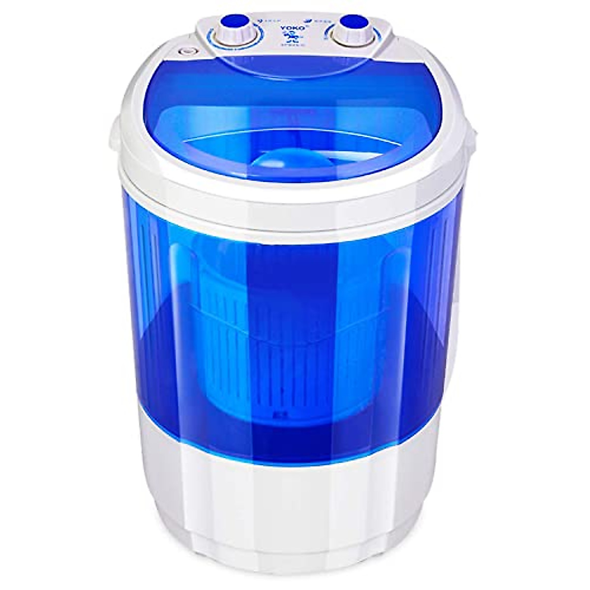 DENSORS Portable Single Tub Washer - The Laundry Alternative - Washing Capacity Less Than 1.2Kg - Portable Clothes Washer For Small Clothes Like Socks, Undergarments Etc - Travel Washing Machine