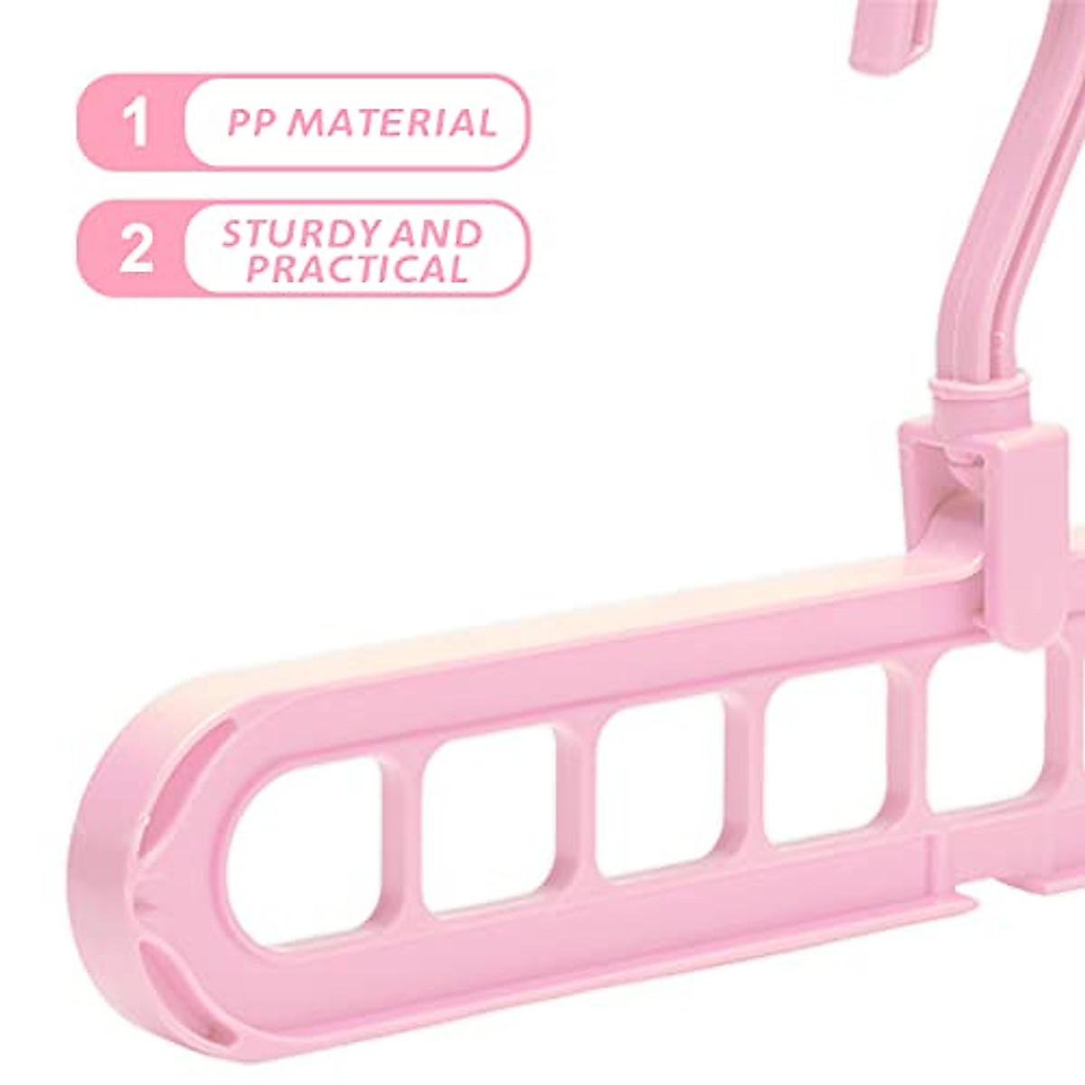 Closet Organizer and Storage, 5 Pack Multifunction Sturdy Closet Organizer Hanger, Upgraded Smart Space Saving Hangers for Closet Storage, Closet Organization for Clothes, Shirts and Dresses