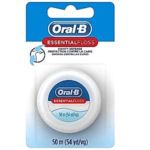 Oral-B Essential Dental Floss Waxed - each, Pack of 5