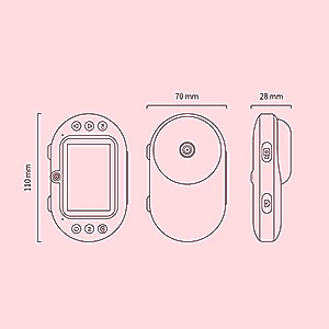 LKYBOA Children's Digital Camera Toy Can Take Pictures and Video Baby Photography HD Children's Day Birthday Gift (Color : A)