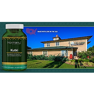 Kutki Supreme - Harmony Nutraceuticals Ayurvedic Medicine for Healthy Skin, Immune and Respiratory Systems - 120 Vegan Organic Capsules