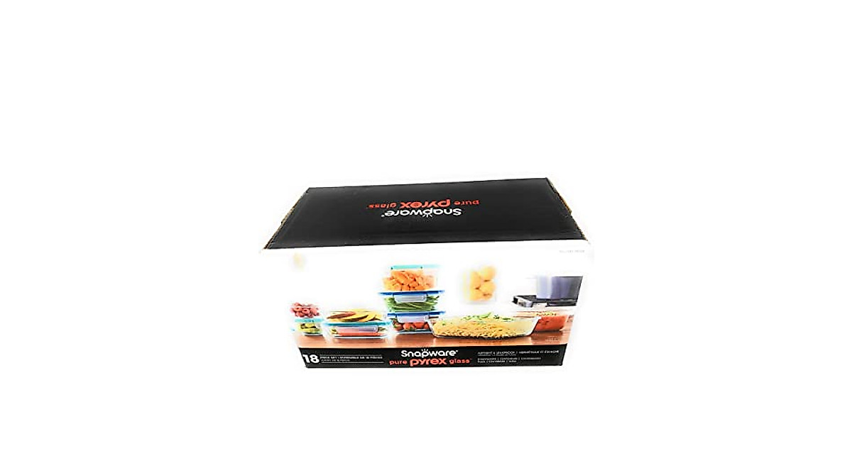 Snapware Pyrex 18-Piece Glass Food Storage Set | Airtight & Durable