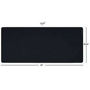 Razer Gigantus v2 Cloth Gaming Mouse Pad (XXL): Thick, High-Density Foam - Non-Slip Base - Classic Black