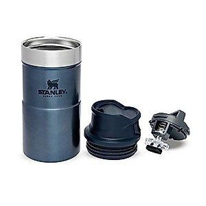 STANLEY Trigger Action Travel Mug 0.25L - Keeps Hot For 3 Hours - BPA-Free - Thermal Mug For Hot Drinks - Leakproof Reusable Coffee Cup - Dishwasher Safe - Nightfall