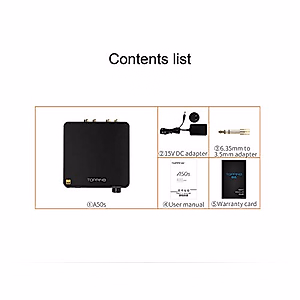 Topping A50s Preamplifier NFCA Fantasy HPA for Desktop HiFi 4.4mm Balanced Output Headphone Amplifier (Silver)