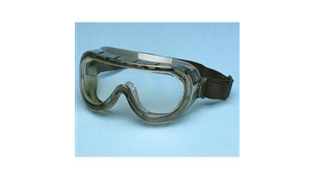 Delta Plus GG-25C-AF-AS Impact Goggle - Clear Lens & Adjustable Strap
