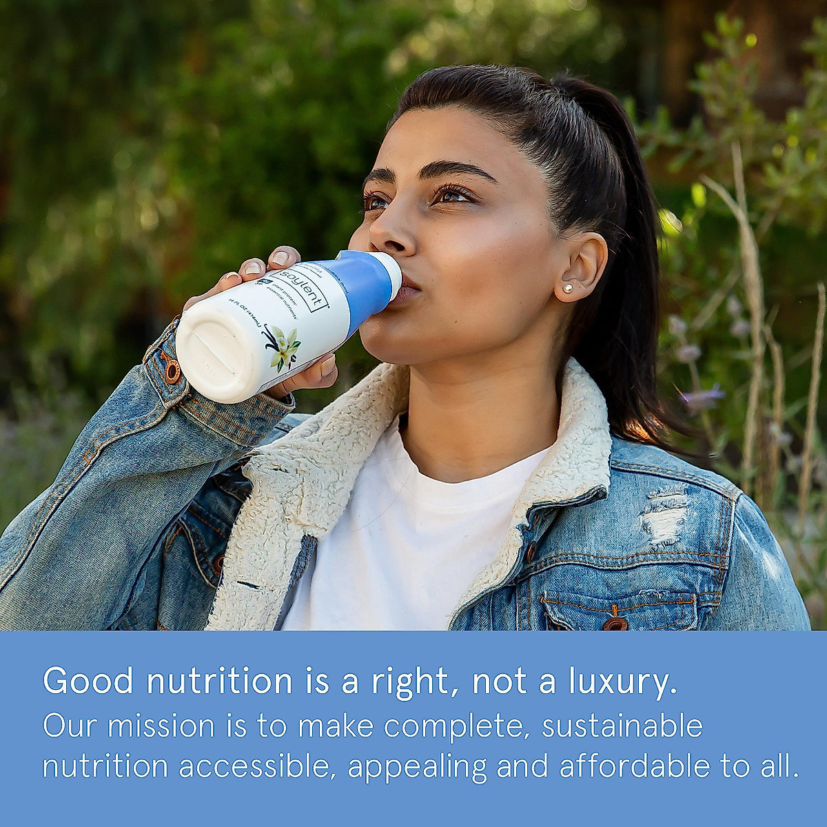 Soylent Vanilla Meal Replacement Shake, Ready-to-Drink Plant Based Protein Drink, Contains 20g Complete Vegan Protein and 1g Sugar, 14oz, 12 Pack