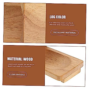 VOSAREA 1pc Handguard Seafood Opener Tool Oyster Shucking Hand Guard Non- Slip Oyster Knife Decorating Tools Cookie Decorating Tools Kitchen Utensil Set Hand Protector Kitchen Gadget Tray