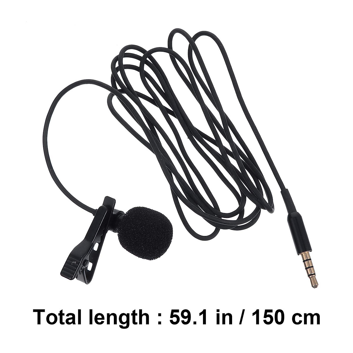 2 Sets Lavalier Microphone Usb Microphone Karaoke Mic Handheld Dynamic Microphone Computer Cordless Microphone Lavalier Lapel Mic Clip on Lapel Microphone Wireless Metal Carla