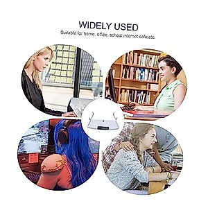 NOLITOY 2 pcs computer keyboard case white drawer multifunction pencil case desk organizer drawer office keyboard drawer computer stand for desk Under Table invisible pen tray plastic