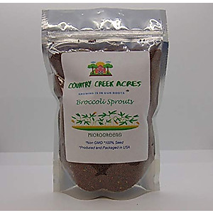 Broccoli Seeds for Sprouting Sprouts Microgreens (8 oz of Pure Seed. Country Creek LLC. Brand.