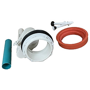 Flush Valve, American Standard Champion 4 Replacement for Two Piece Toilets with Overflow Extension Tube by NuFlush
