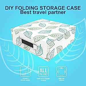 Buyfunny01 Switch Storage Box Magic Stick DIY Assembly Storage Case Host Protection Professional for Switch,49.5x35x5cm,White