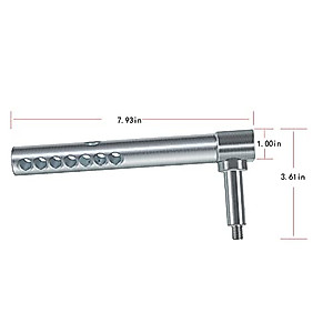 Yoursme AM131288 AM131289 Front and Rear Mower Deck Gage Wheel Arm for John Deere Mower Decks 48C 54C and 62C Diameter 1”