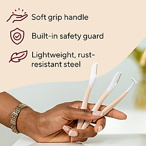 Finishing Touch Flawless DermaPlane Travel Pack Facial Exfoliator & Hair Remover