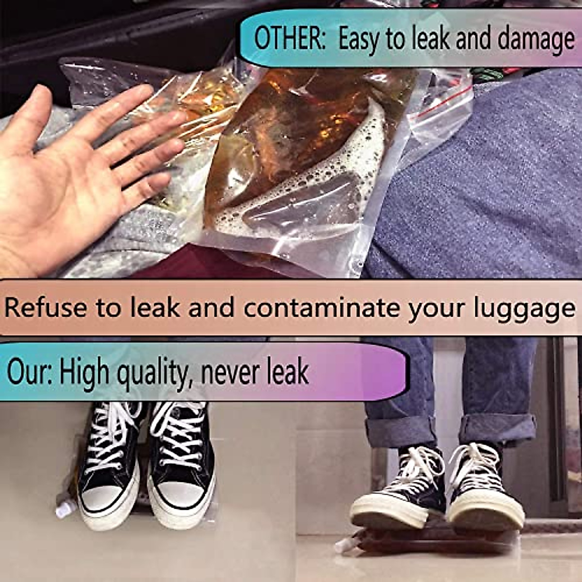 Plastic Flasks, Drink Pouches For Reusable, Plastic Flask Cruise kit For Juice,water,milk, Anywhere,4×32oz 3×16oz 3×8oz,1×Funnel