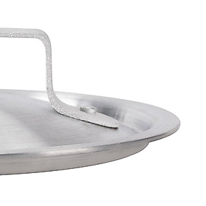 Soro Essentials- 10 qt. Aluminum Tapered Sauce Pan Lid 1.5 mm Thickness- Multipurpose Cooking Sauce Pan Cover for Boiling Soup Sauce Pan Lid Cookware for Home Restaurant Kitchen