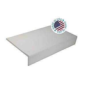 Kidkusion Soft Seat Edge Cushion | Made in USA | 36" | Taupe | Fireplace Cushion and Hearth Pad