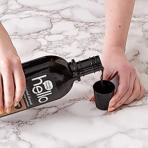 Hello Activated Charcoal Starter Kit Fluoride Free SLS Free Whitening Toothpaste Extra Freshening Mouthwash 2 Charcoal Bristle BPAFree Toothbrushes, Black, 1 Count