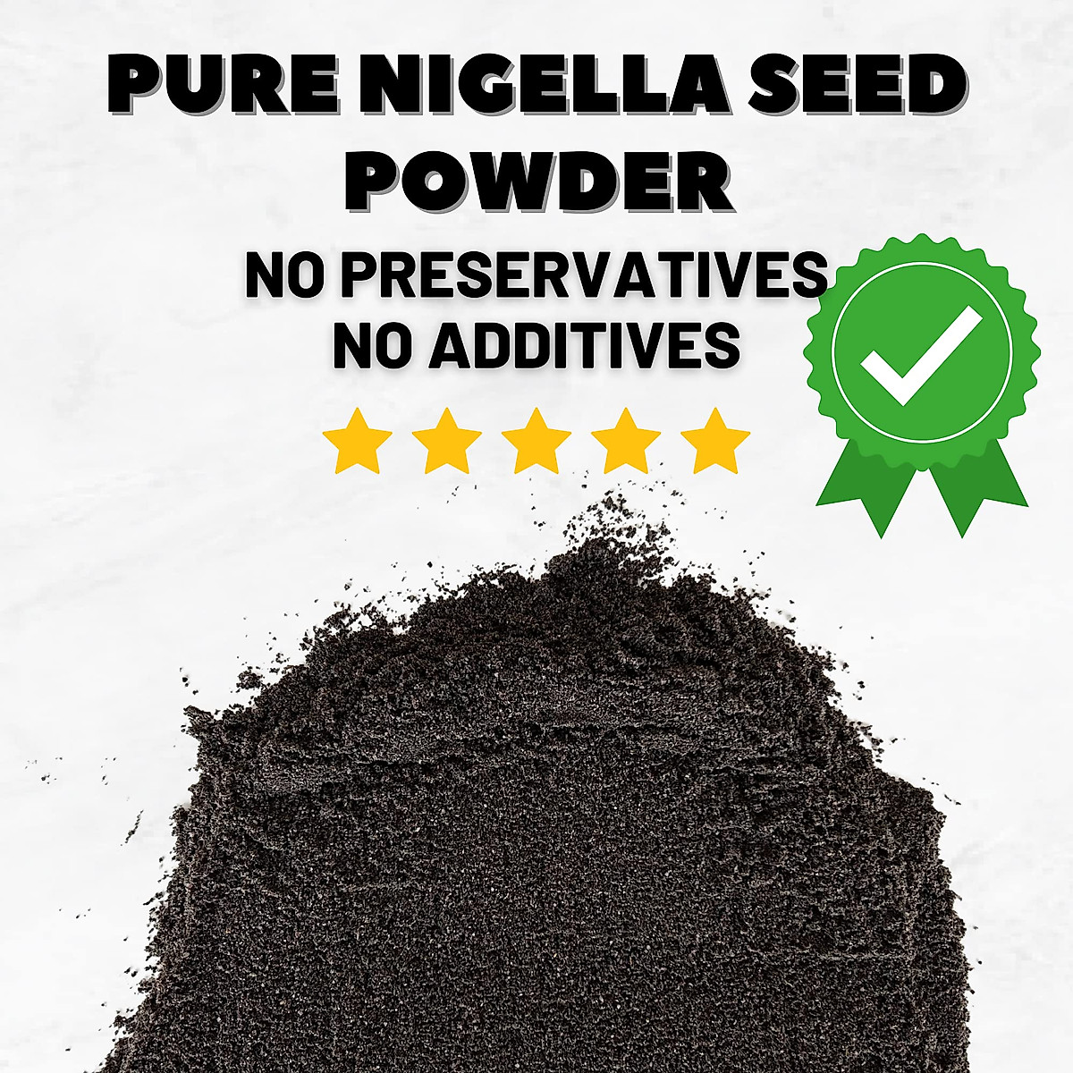 Berrilys Organic Black Seed Powder, Ground, 16 Ounces, Also Known As Nigella Sativa, Kalonji, Black Cumin Seed, Great for Baking and Bread Making