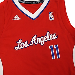 adidas Jamal Crawford Los Angeles Clippers NBA Boys Red Official Road Replica Basketball Jersey (5/6)