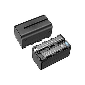Powerextra 2 Pack Replacement Sony NP-F750 Battery for Sony NP-F730, NP-F750, NP-F760, NP-F770 Battery and Sony CCD-TRV215 CCD-TR917 CCD-TR315 HDR-FX1000 HDR-FX7 HVR-V1U HVR-Z7U HVR-Z5U Camcorder