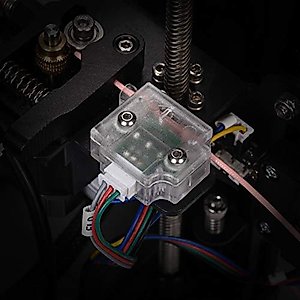 BIQU Filament Break Detection Sensor Module 3D Printer Accessories with 1M Cable for 1.75mm Filament Extruder Material Run-Out Detector for 3D Printer (Transparent)