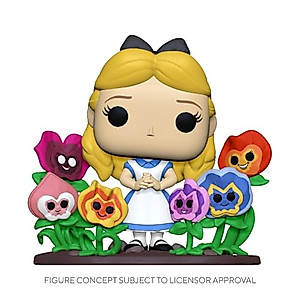 Funko POP Deluxe: Alice in Wonderland 70th - Alice in Wonderland with Flowers,Multicolor