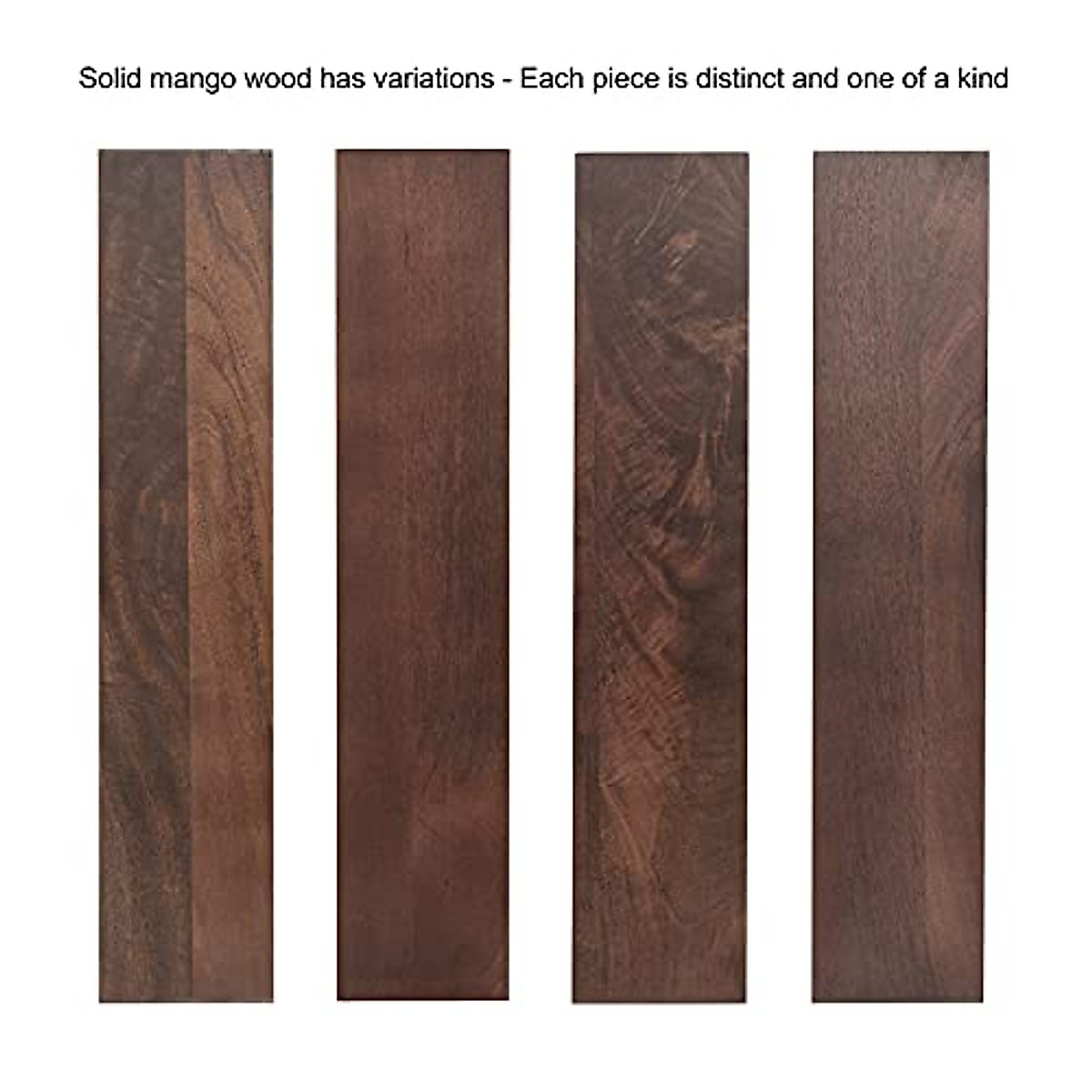 Kate and Laurel Bellingham Modern Floating Shelf for Wall, 18 x 8 x 8, Walnut Brown and Gold, Mid-Century Shelf for Storage and Display