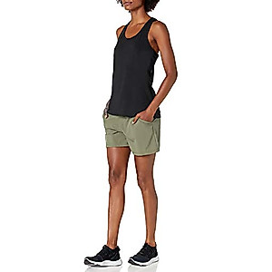 Amazon Essentials Women's Tech Stretch Racerback Tank Top (Available in Plus Size), Pack of 2, Black/Grey Camo, Large