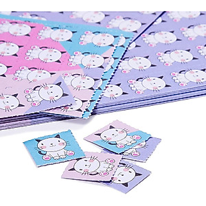 36 Pack Cat Themed Bingo Cards for Girls Birthday Party, Pet Kitten Themed Game with Caller Chips (5x7 in)