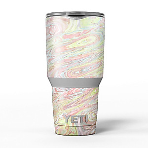 Design Skinz Slate Marble Surface V36 - Skin Decal Vinyl Wrap Kit Compatible with The Yeti Rambler Cooler Tumbler Cups