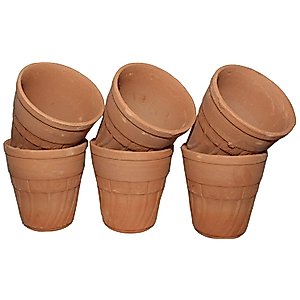 Baked Clay Khullad Cups Tandoori Chai Tea Cup Set of 6 (100ml)